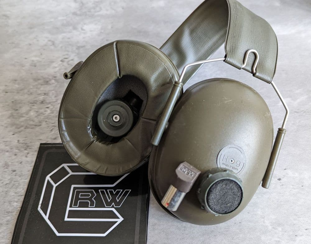 SAS British army issued Davies CT100E Active Electronic Ear Defenders