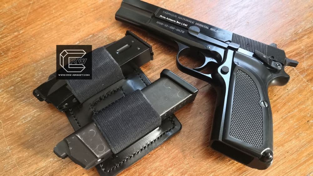 SAS CRW Nimrod style Double 9mm mag pouch by Len Dixon Hand made made ...