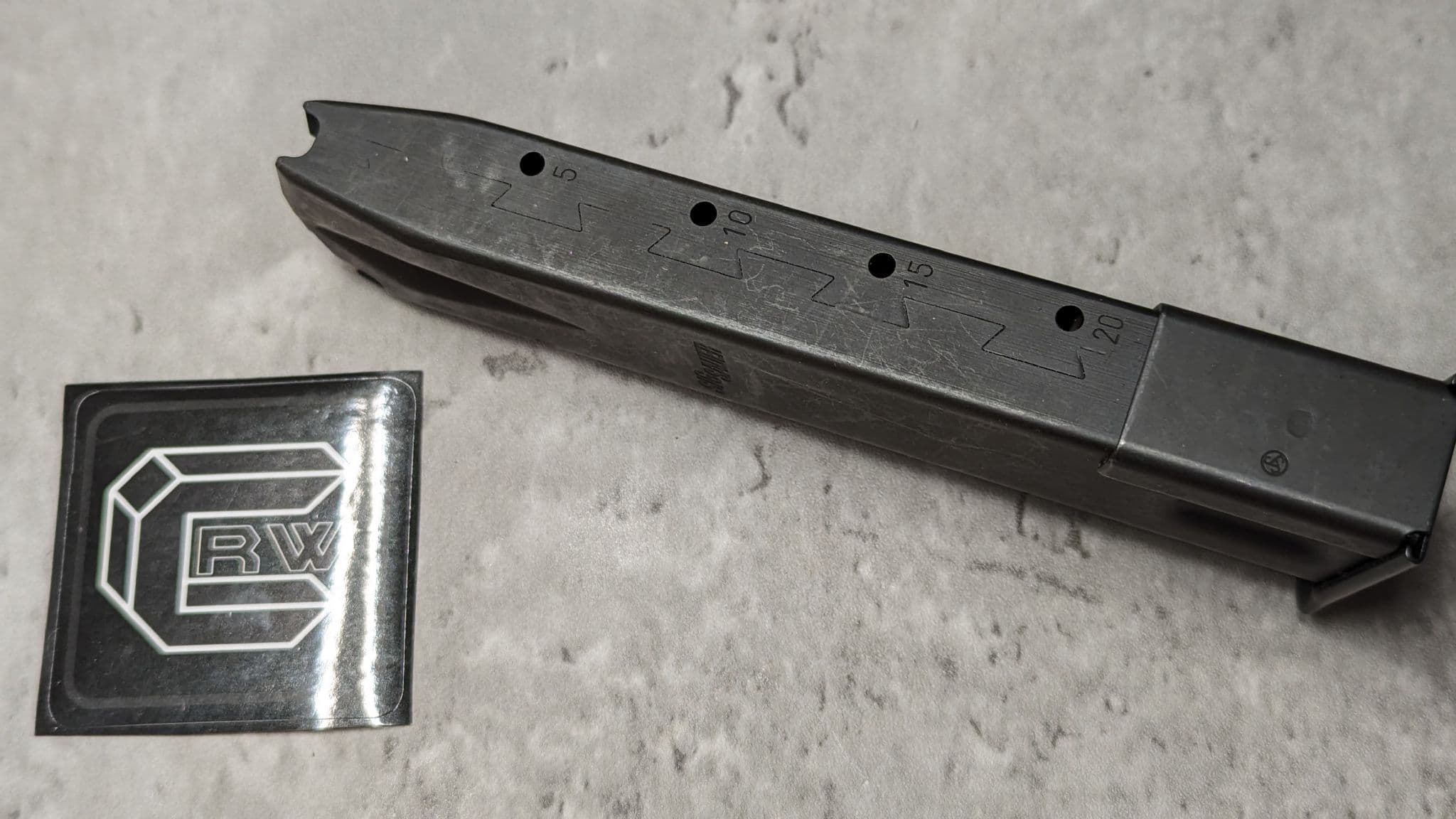 SIG SAUER Genuine P226 20rd real steel EXTENDED magazine SAS style