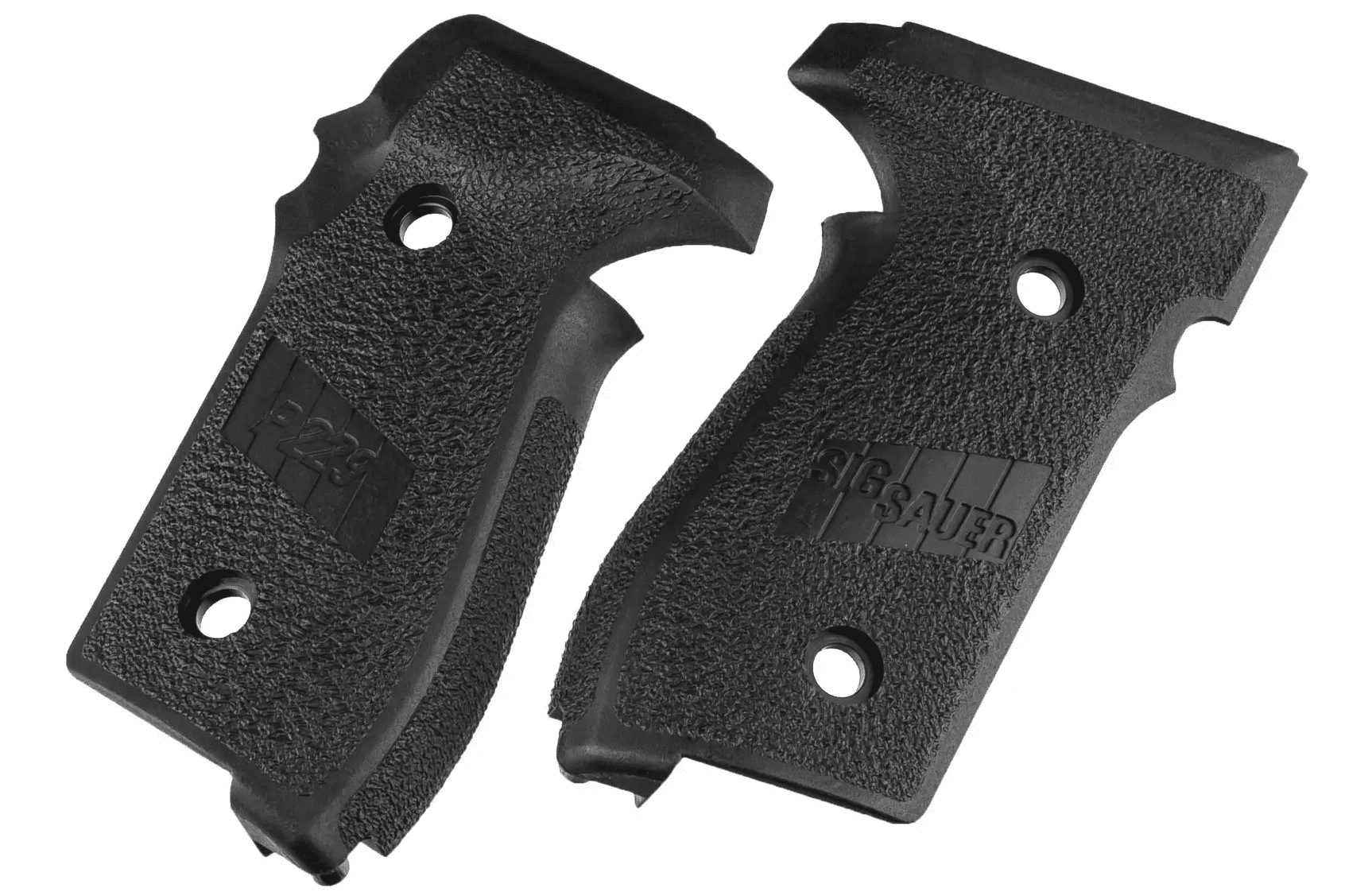SIG SAUER OFFICIAL P229 GRIP SET BLACK POLYMER STANDARD MODEL TWO-PIECE ...