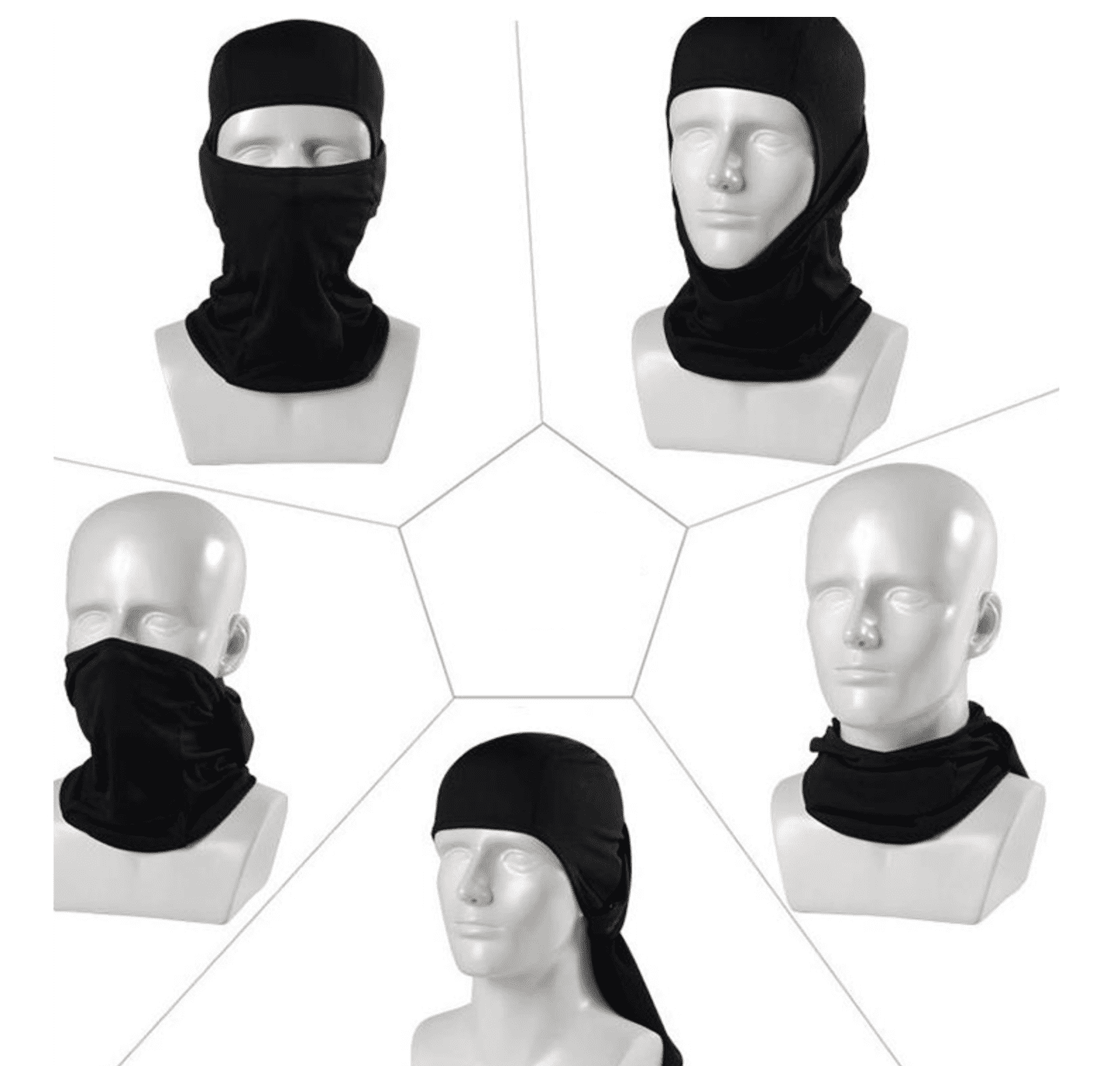 Tactical Camouflage Balaclava Full Face Mask GREY