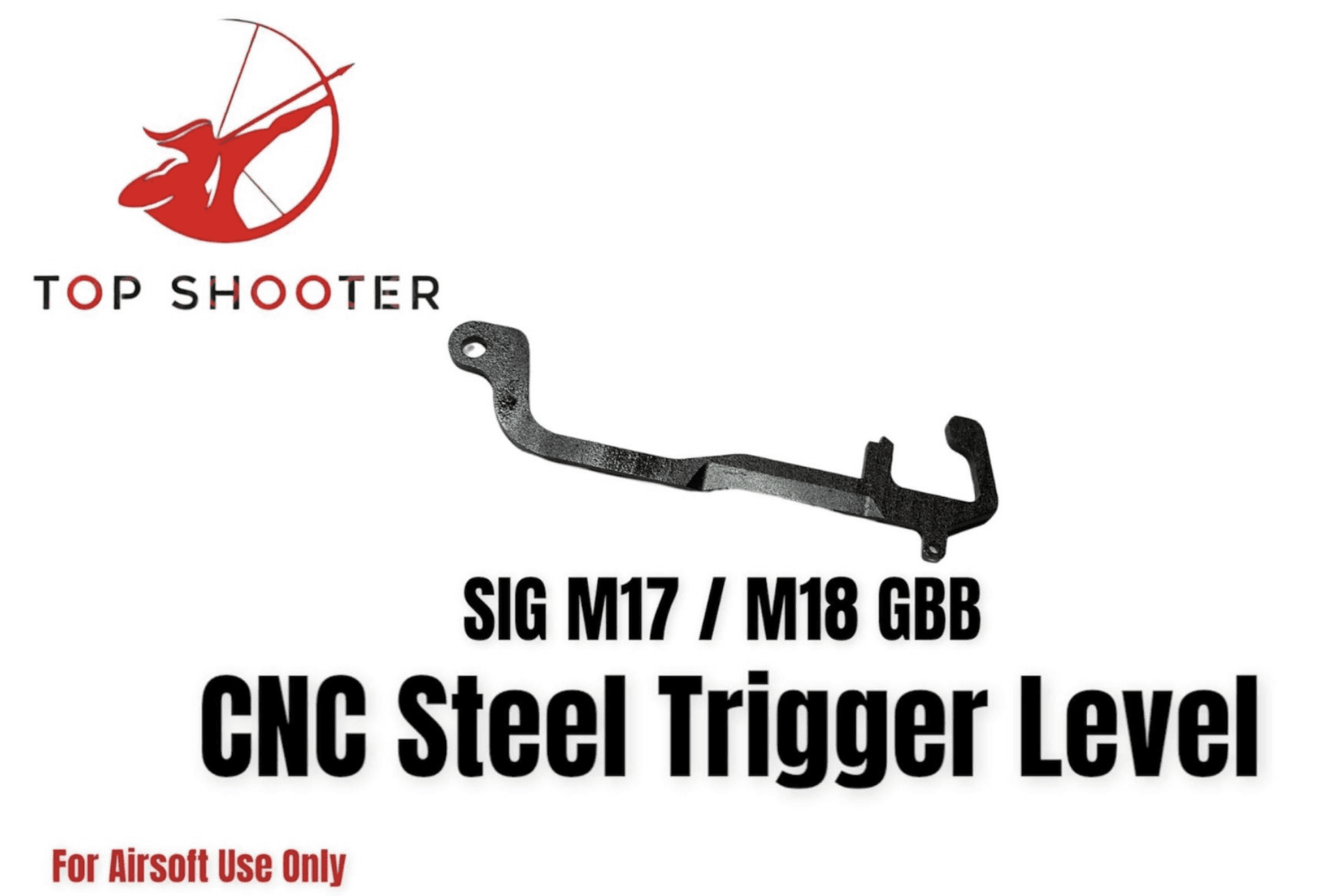 Top Shooter CNC Steel Trigger Lever For SIG AIR / VFC P320 M17 M18 GBBP