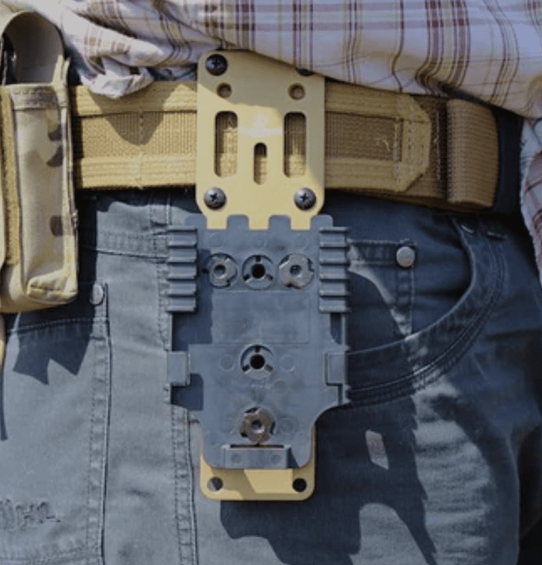 True North Modular Holster adapter with leg strap Dark Earth Anodized ...