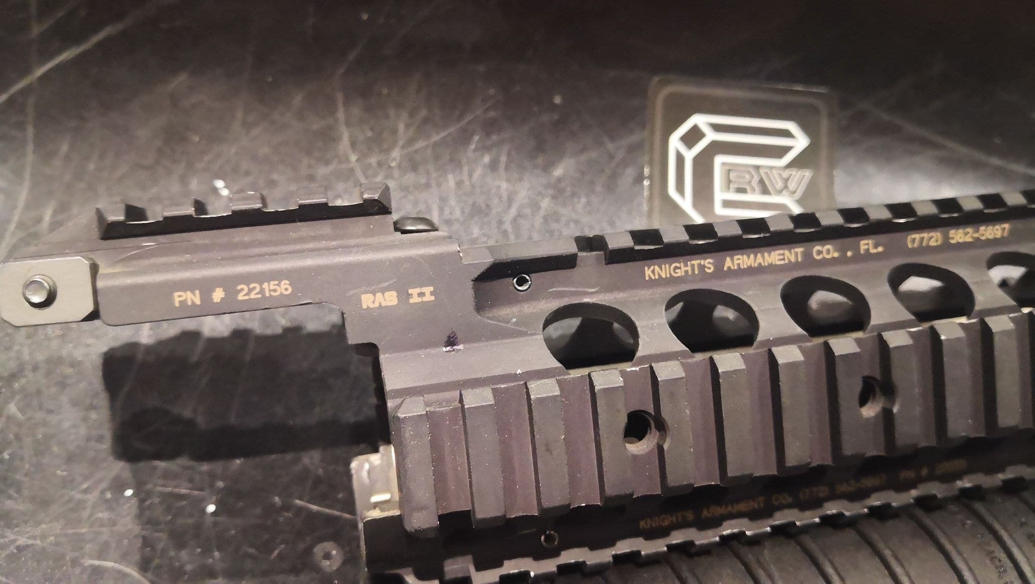 Used K A C RIS II rail for M4 with 3 KAC rail panels