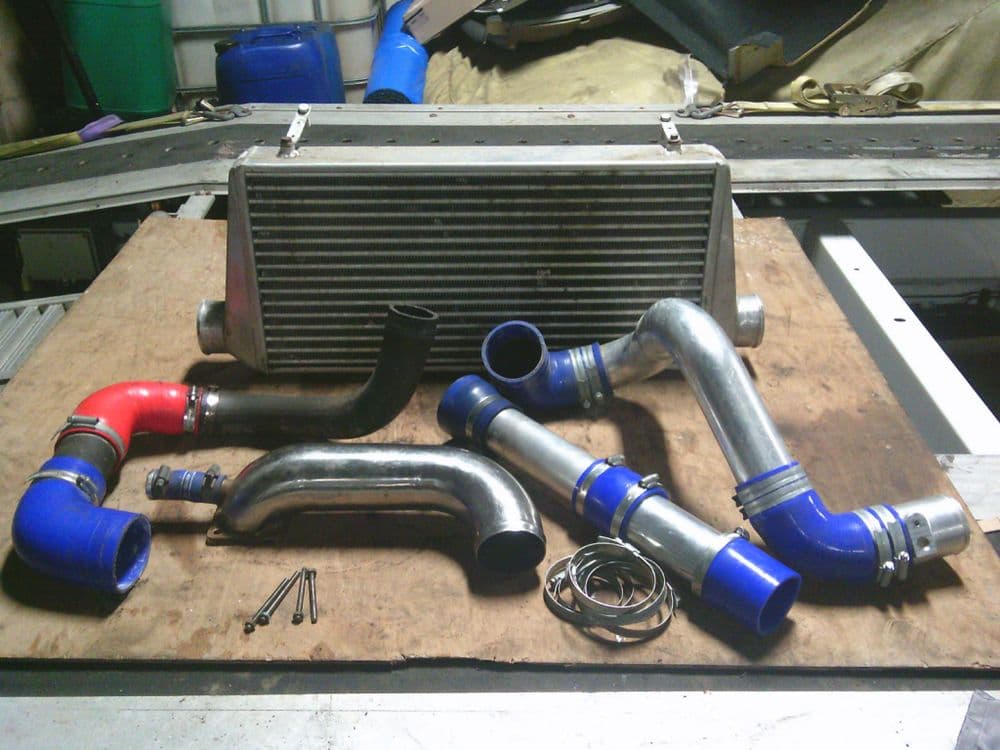 ASTRA GSI Z20LET LARGE FRONT MOUNT INTERCOOLER PIPEWORK & TOPHAT