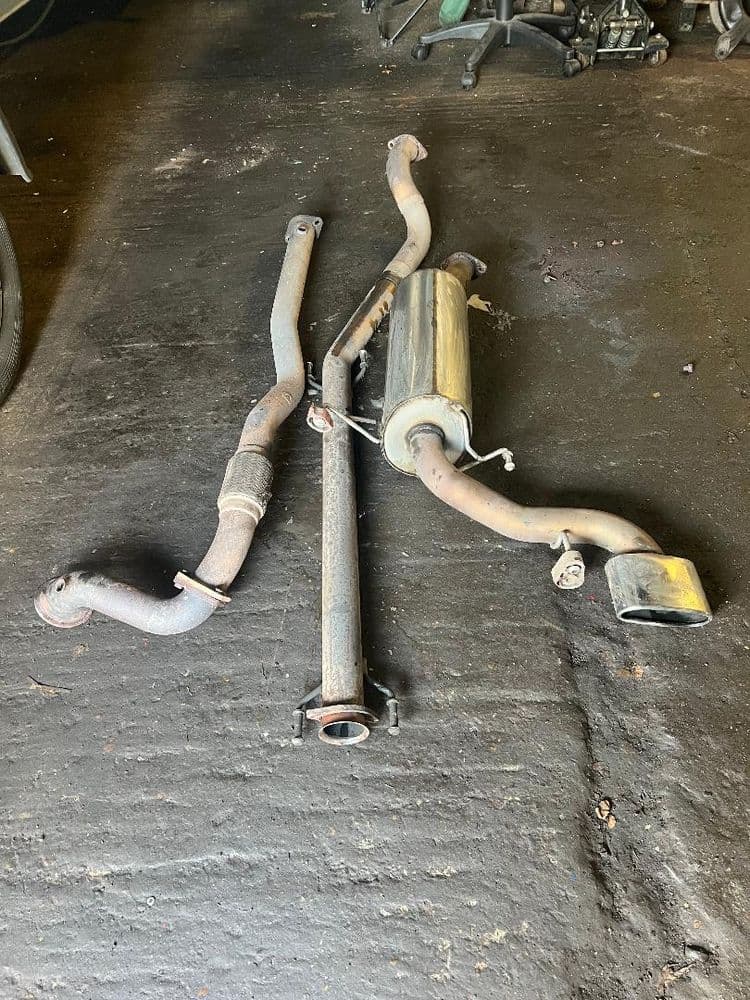 ASTRA MK5 VXR MILLTEK 2 5" S/S EXHAUST SYSTEM WITH TOYO DECAT DOWNPIPE