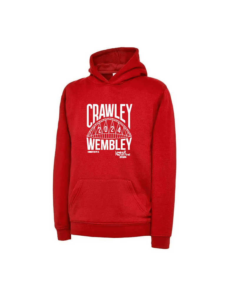RED WEMBLEY HOODIE