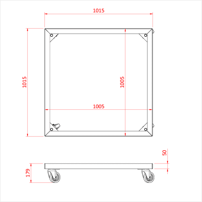 Easydeck Storage Dolly 1m