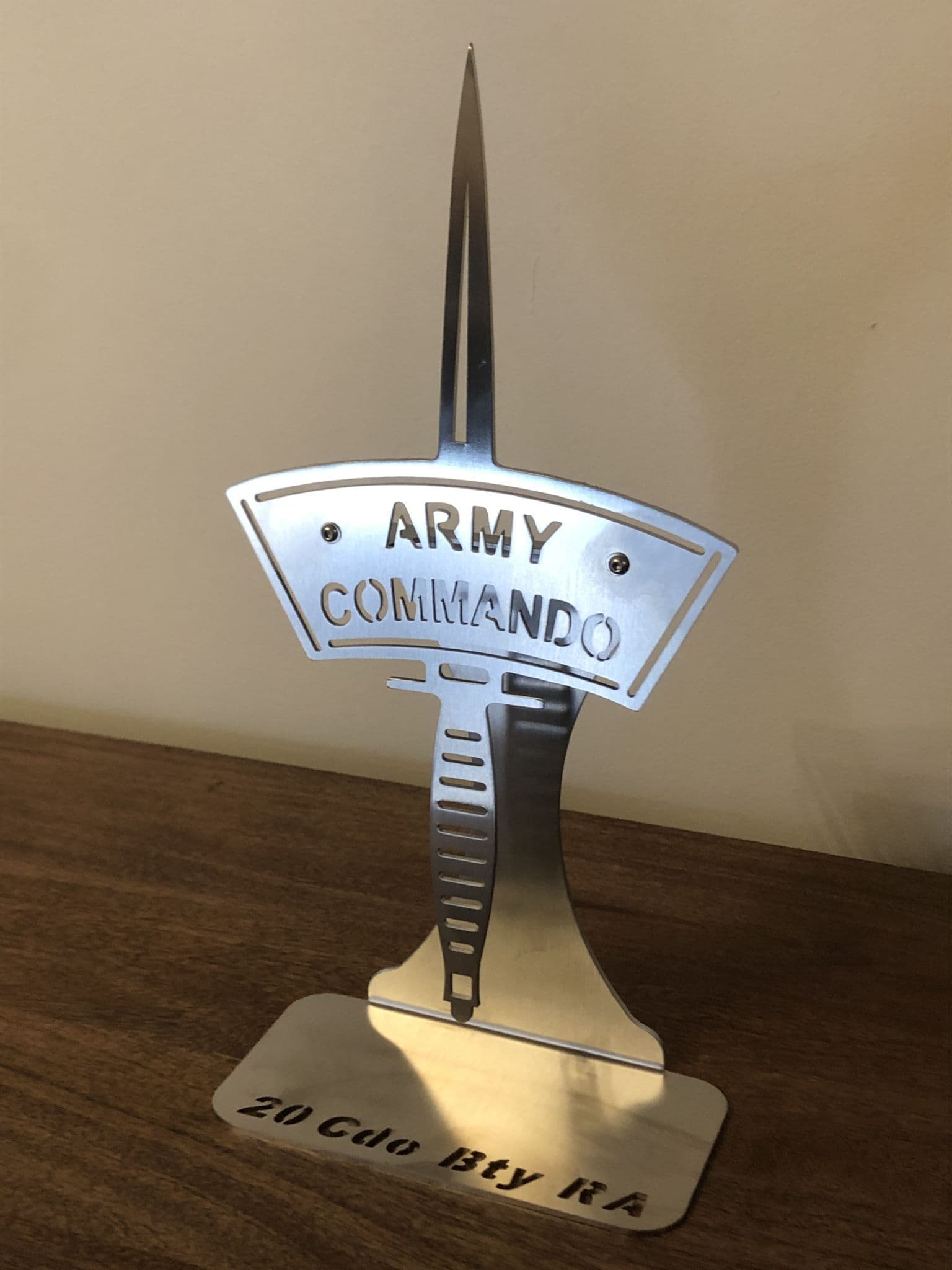 All Arms Commando Dagger personalised with unit