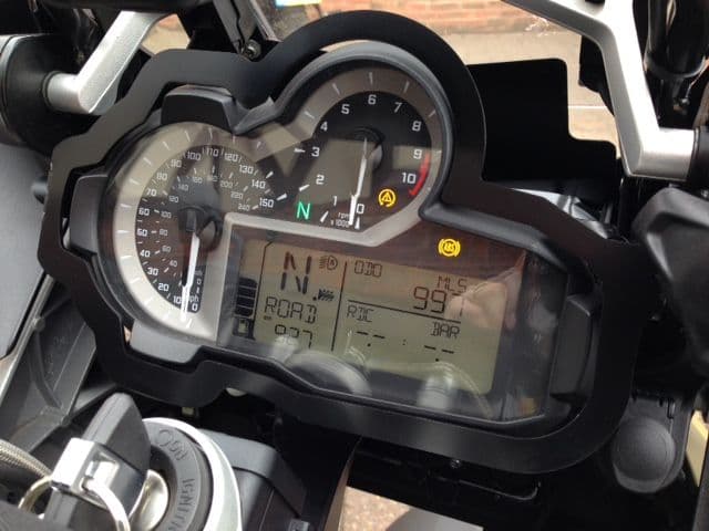 R1200GS LC Digital Display Anti Theft Brace in Black
