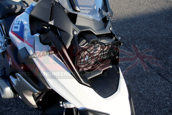 BMW R1250GS(A) LED Headlight Guard | Rallye Headlight Protector ...