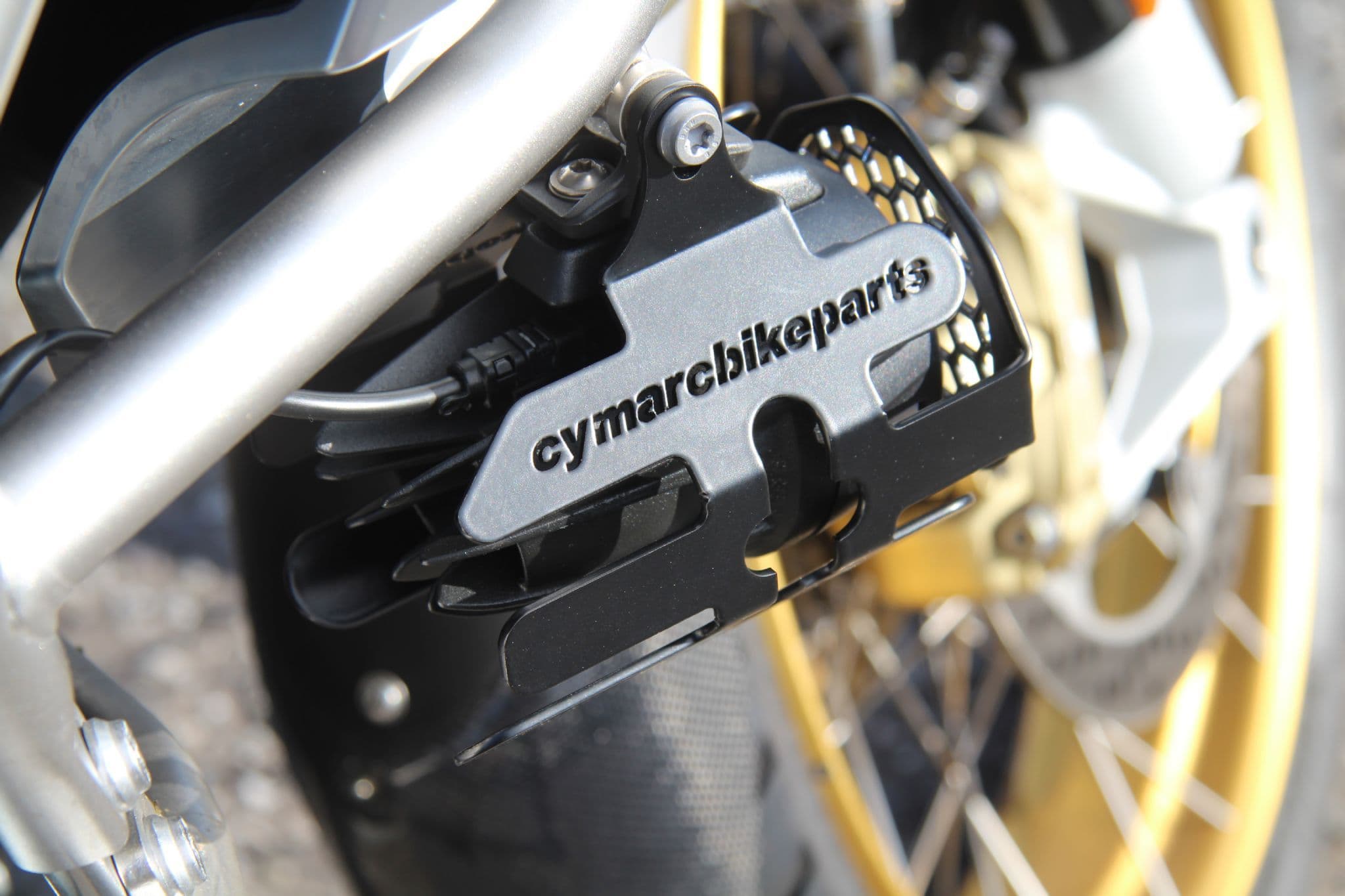 BMW R1250GSA Spotlight Guards | Spotlight Protection | Cymarc Bike Parts