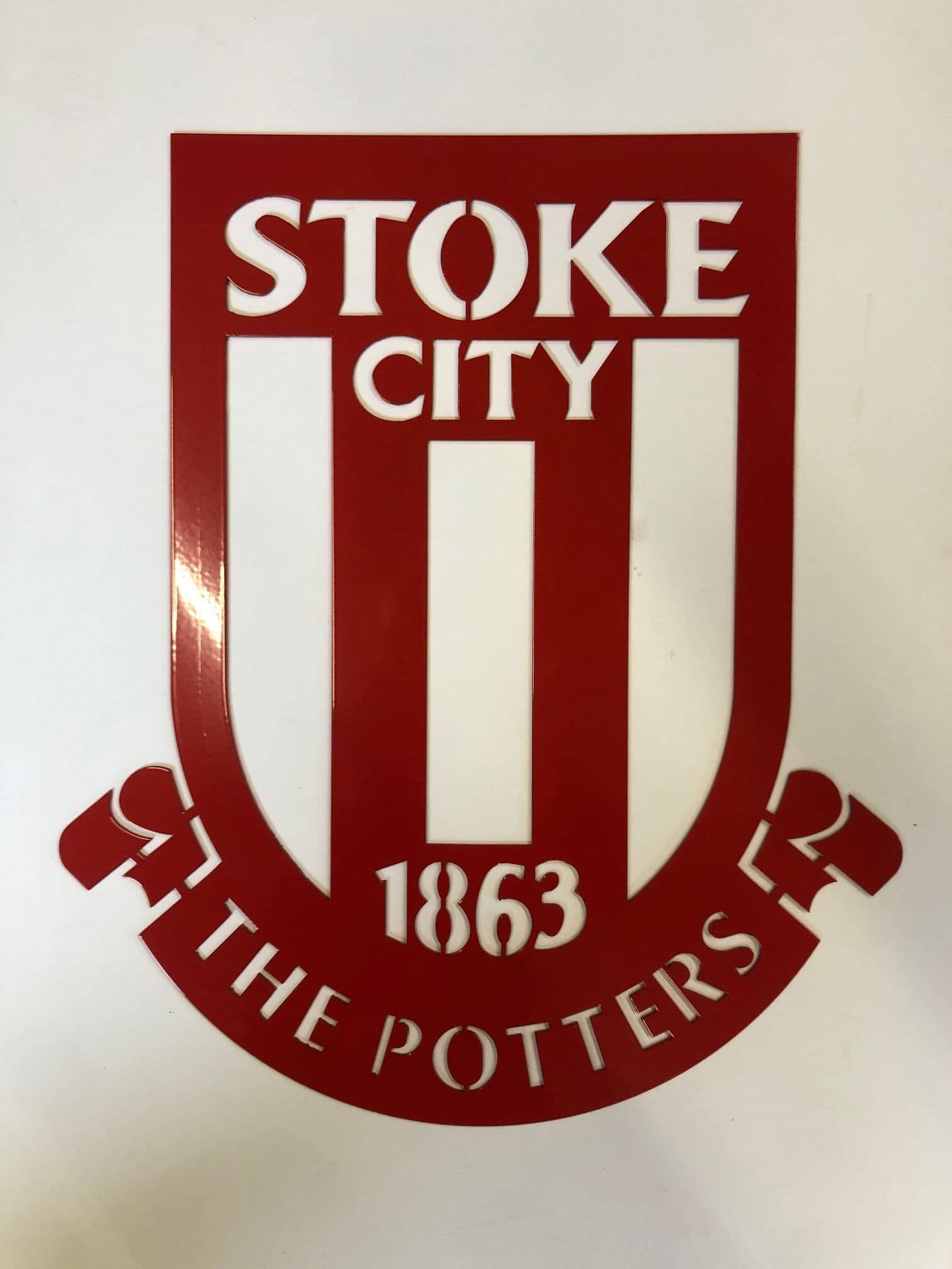 Stoke City Logo Stoke City F.C. Soccer Club Logo Editorial Stock Image