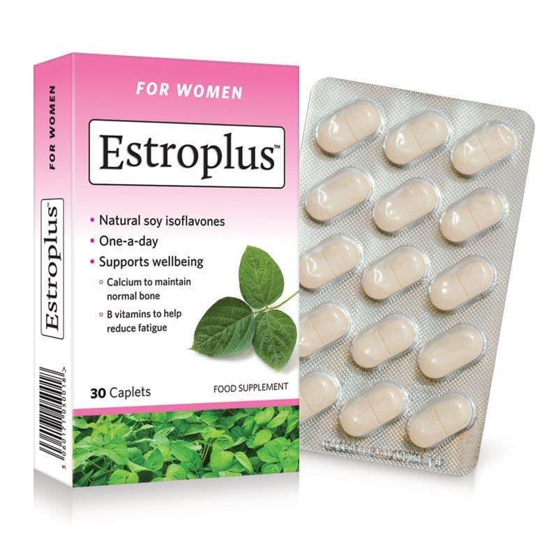 Estroplus Menopause Isoflavone Caplets 30 - FREE UK DELIVERY