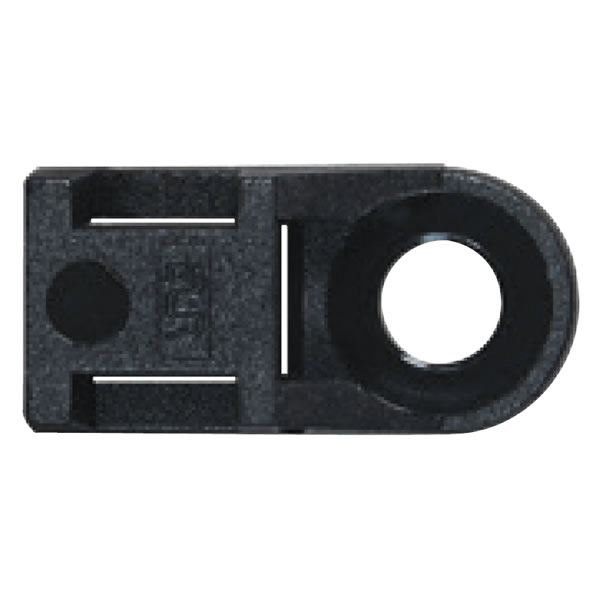 White Fixing Base for up to 5mm Cable Ties - 19 x 9 5mm ALT/CA2-25-02