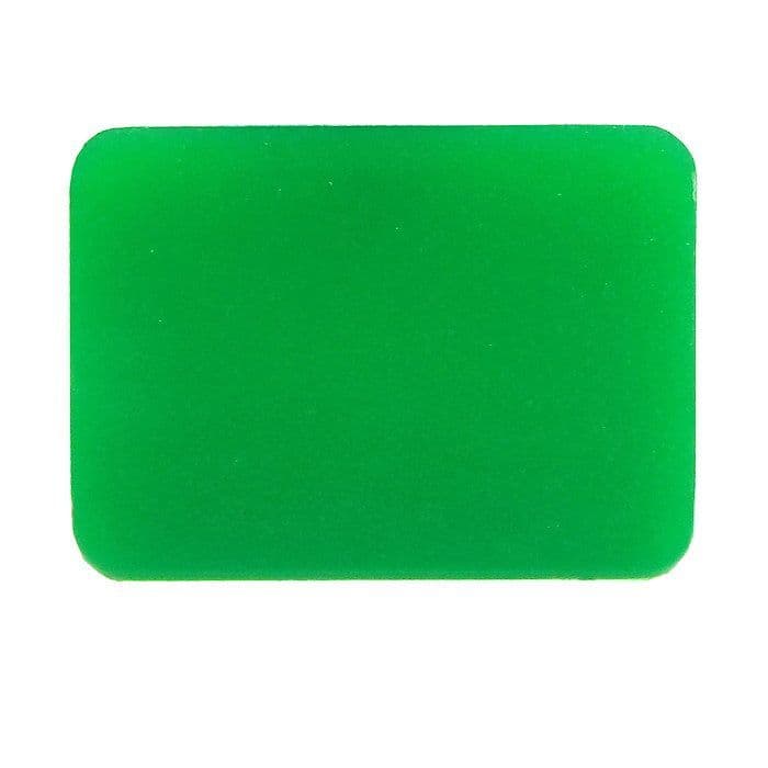 Blank Green Rocker Switch Lens - top half-5-791-94