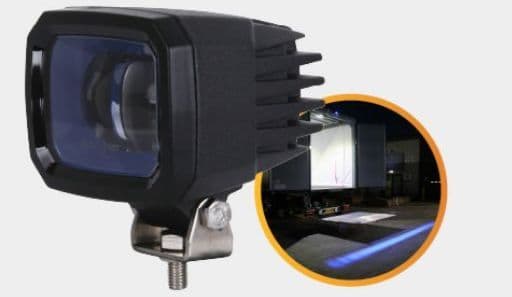 Line Spot Lamp 3 x BLUE LED 10/80 volt 9W Bx1 0-420-49