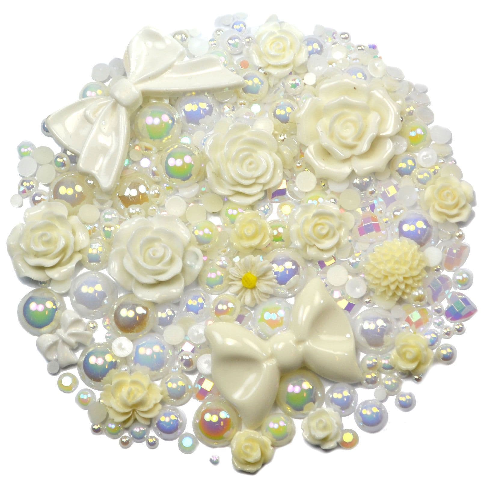 BRIDAL LACE Theme Rhinestone and Cabochon Mix