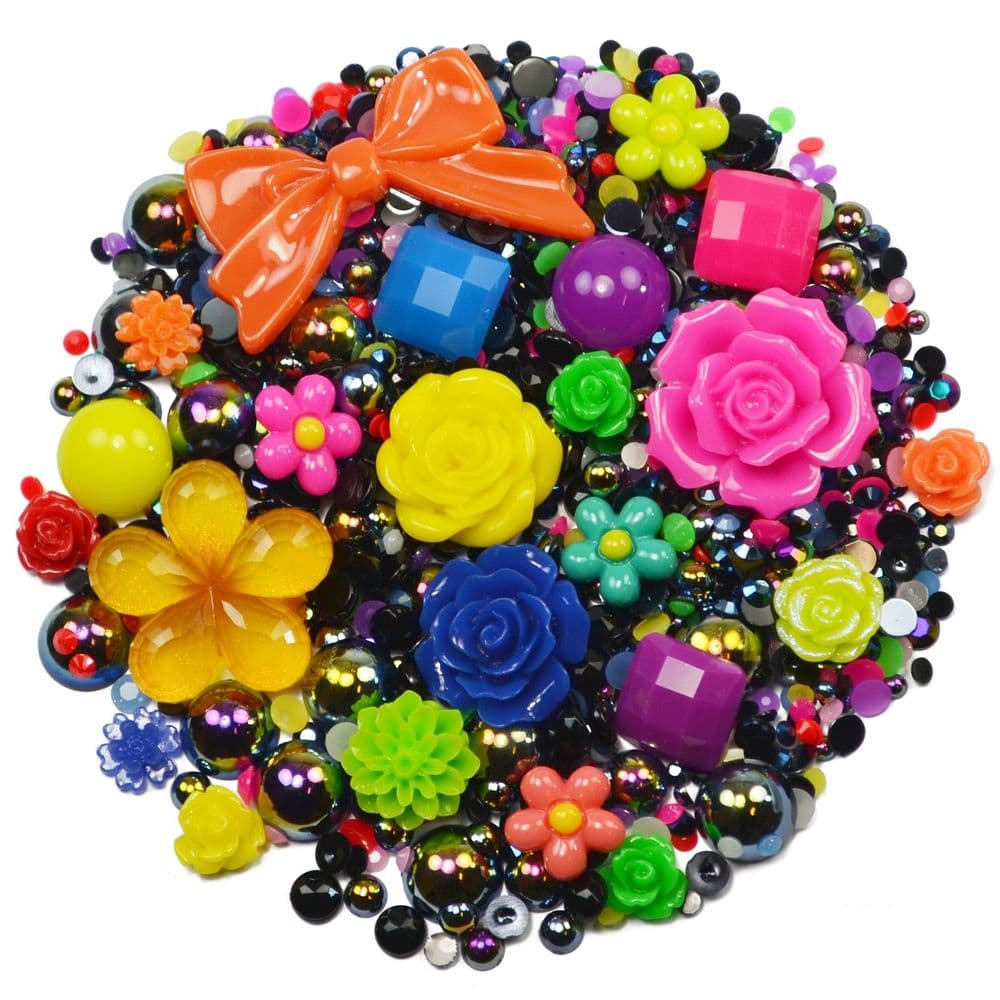 FIREWORKS Theme Rhinestone and Cabochon Mix