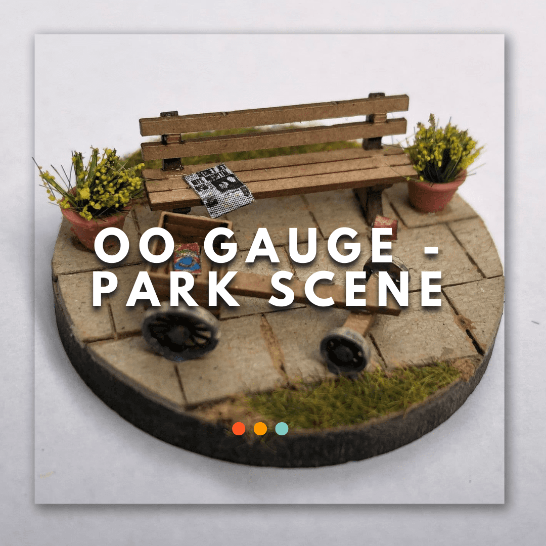 Modelling A 1/76 Scale Park Scene - Micro Diorama Build