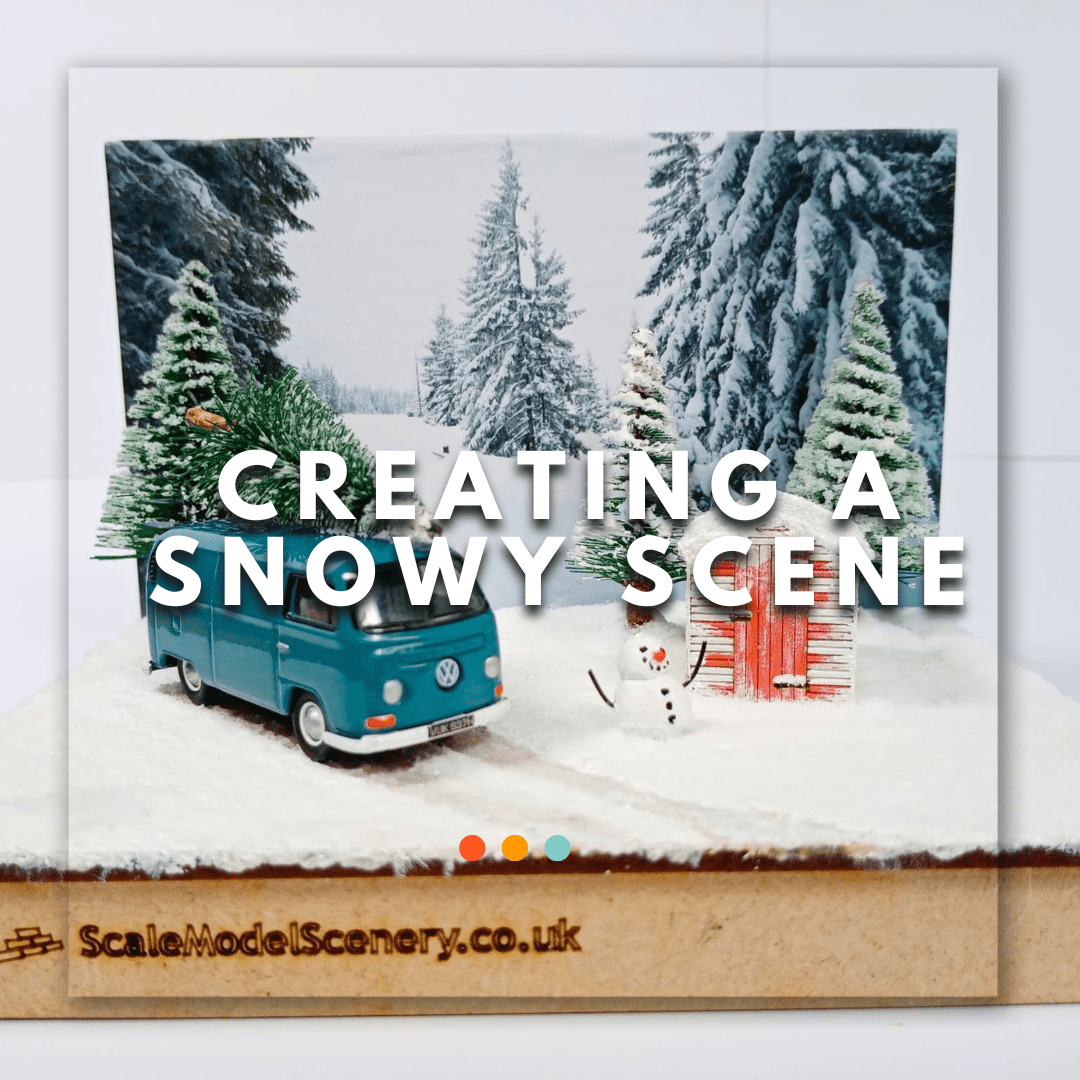 Building a Snowy Scene in 'OO' Gauge