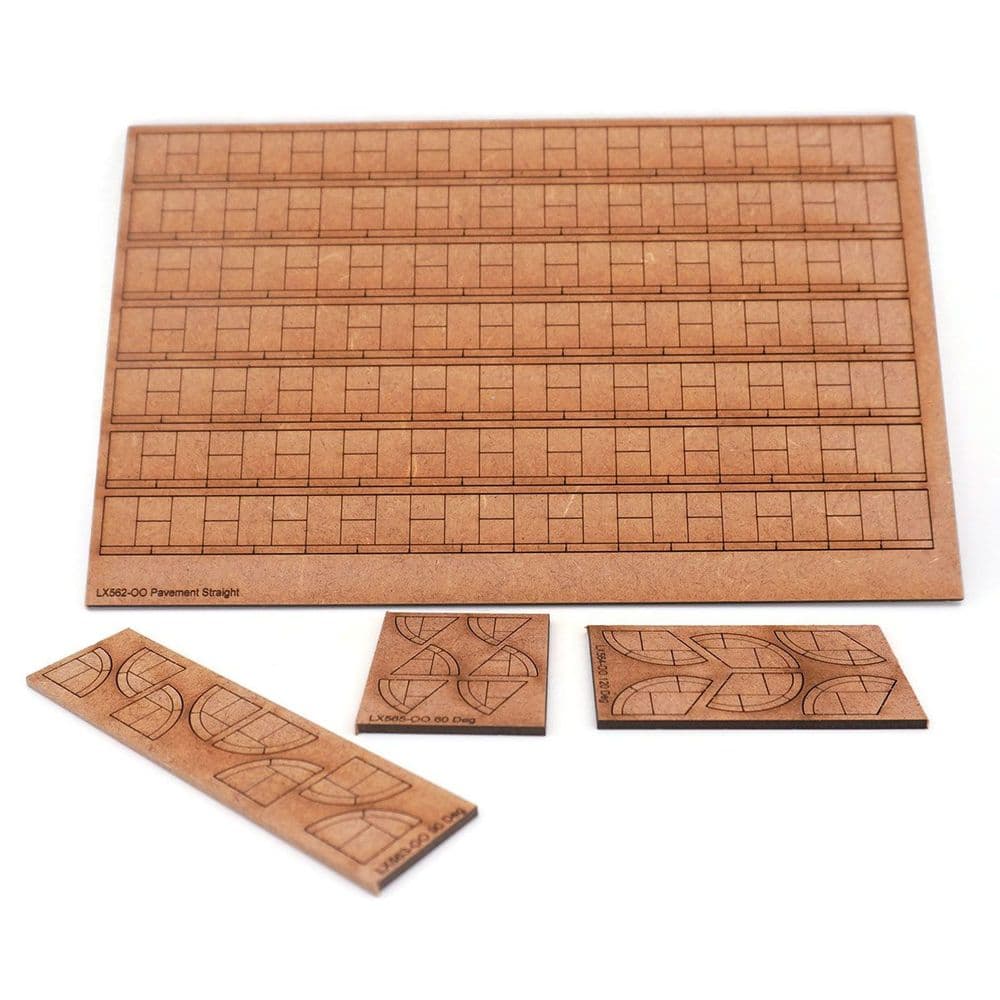 Straight Model Railway Pavement Strips For Creating Realistic OO Gauge ...