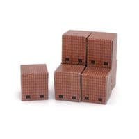 Palletised, Banded Red Brick Loads for OO & 1:76 Scale Palbricks Wagons ...