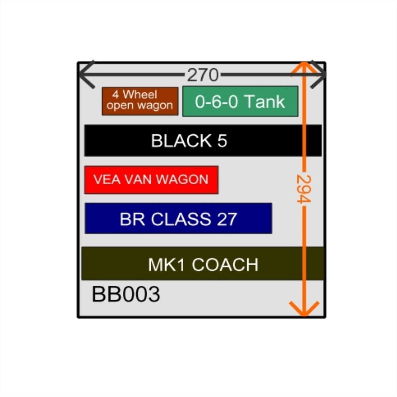 BB003 Diorama Baseboard Medium Centre