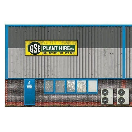 BX007-OO Industrial Unit Side Wall Backscene Elements OO/4mm/1 76
