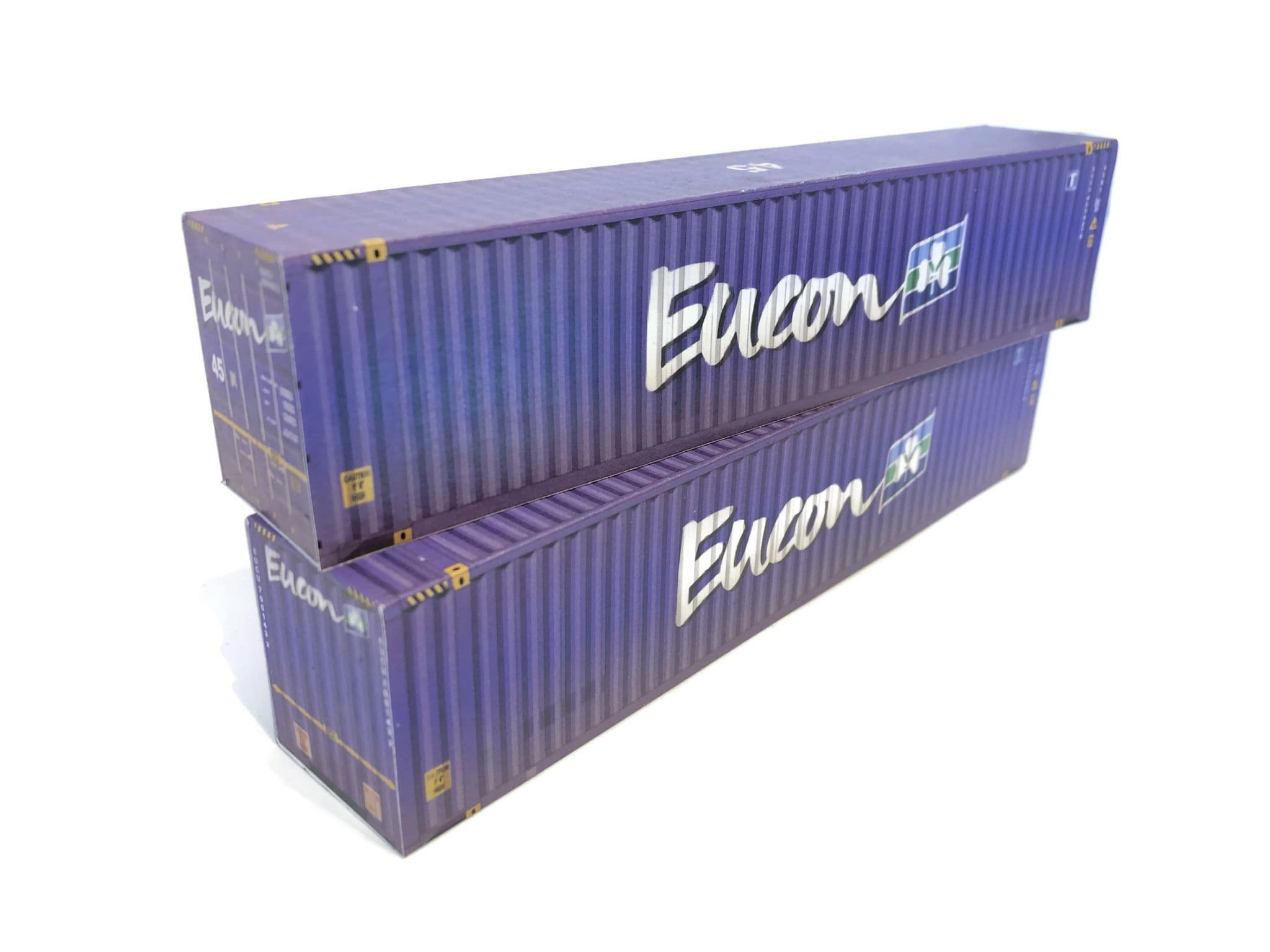 CT006-OO Eucon 45ft HiCube Shipping Container Card Kit Pack of 2 - OO ...