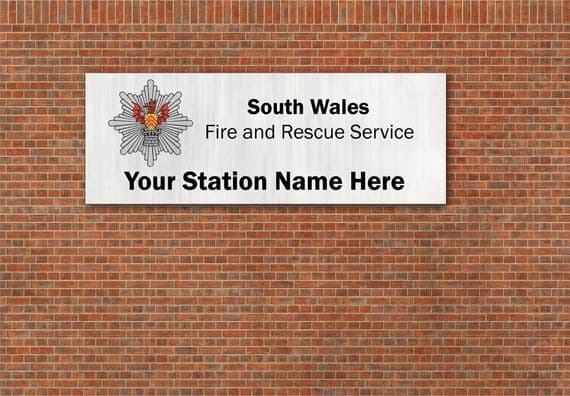 Customised Fire Station Signs OO/4mm/1 76
