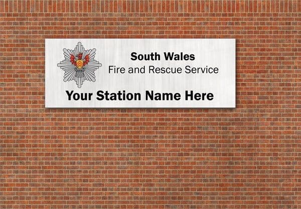 Customised Fire Station Signs OO/4mm/1 76