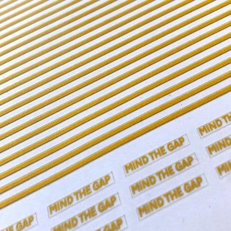 DC022-OO Modern Platform Markings & Mind The Gap Decals OO/4mm/1 76