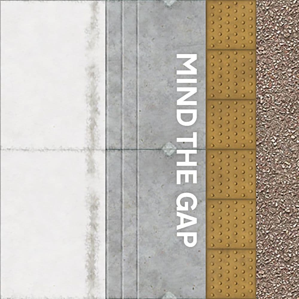 DC040-OO Mind The Gap - Modern Image Platform Decals - OO/4mm/1 76