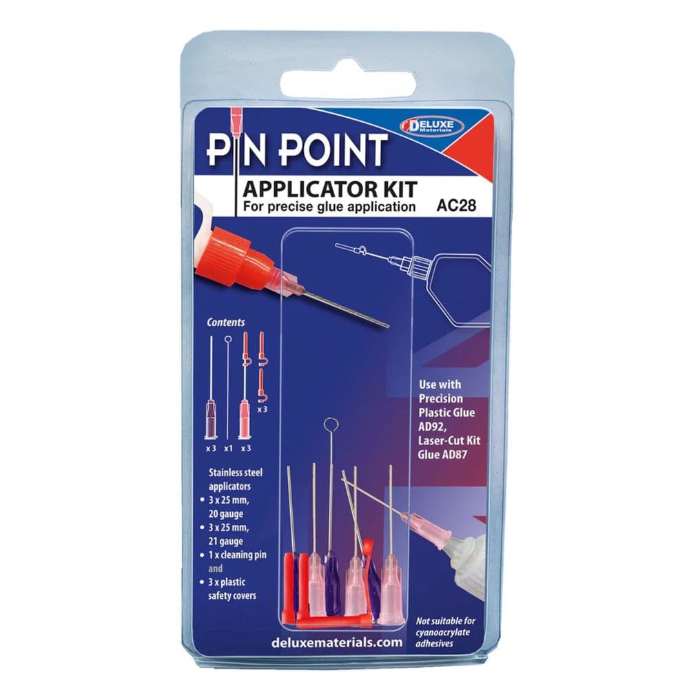 Deluxe Materials AC-28 Pin Point Applicator Kit Pack of 10