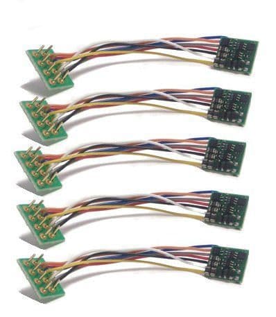 Gaugemaster BPDCC22 Classic Decoder 8 Pin Micro Decoder Pack of 5 Decoders