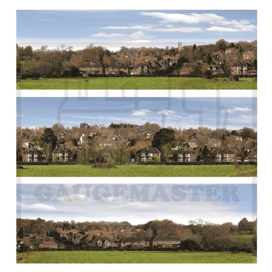 Gaugemaster GM704 Village Scene Large Backscene OO