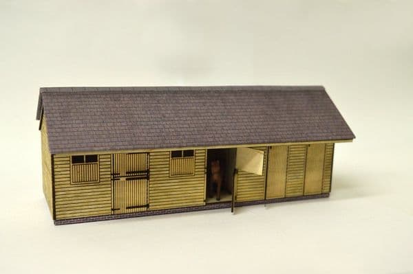 KX034-OO Laser Cut Delamere Stables OO/4mm/1 76