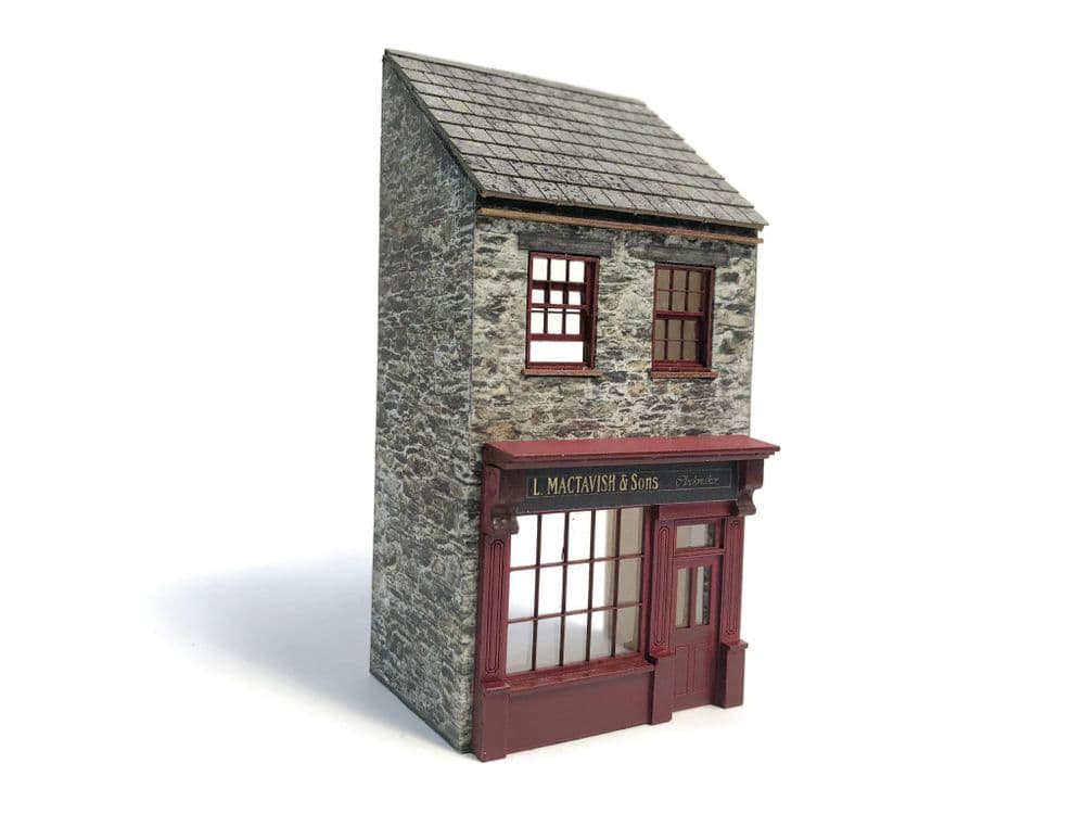 KX069-OO Low Relief Period Terraced Shop - OO/4mm/1 76