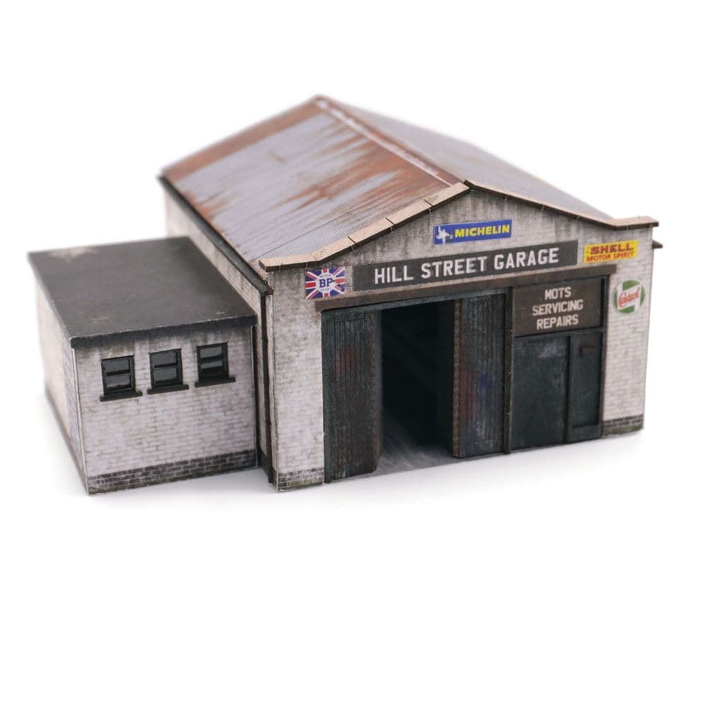 OO Gauge Backstreet Garage Laser Cut Building Kit - KX0112-OO