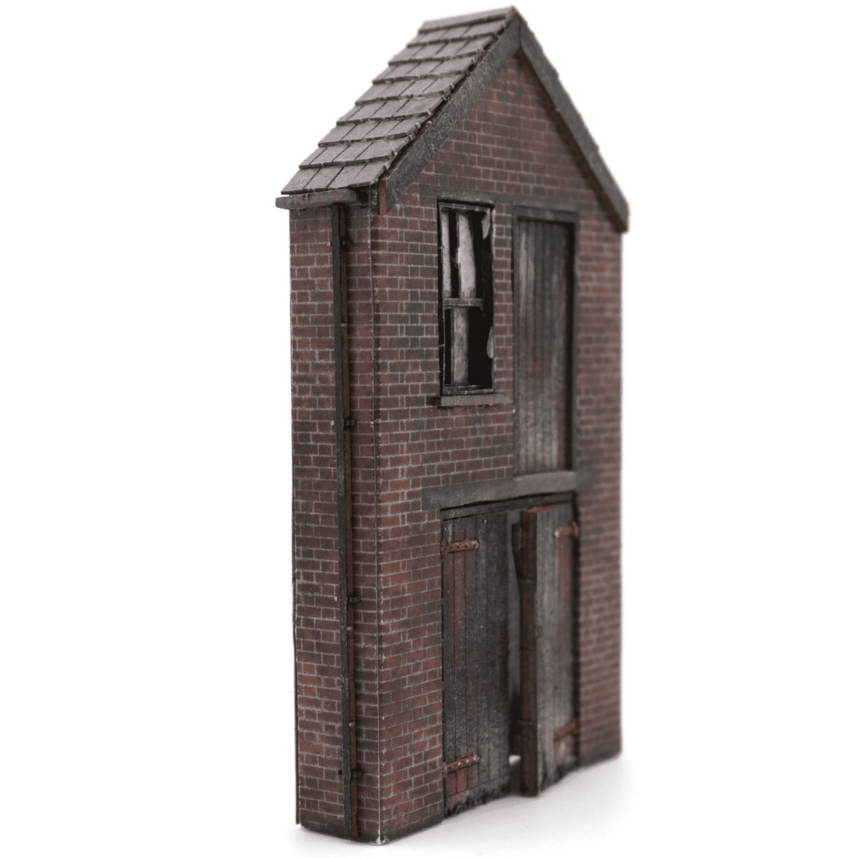 Low-Relief Lockup / Stores OO Scale Laser Cut Building Kit - KX128-OO
