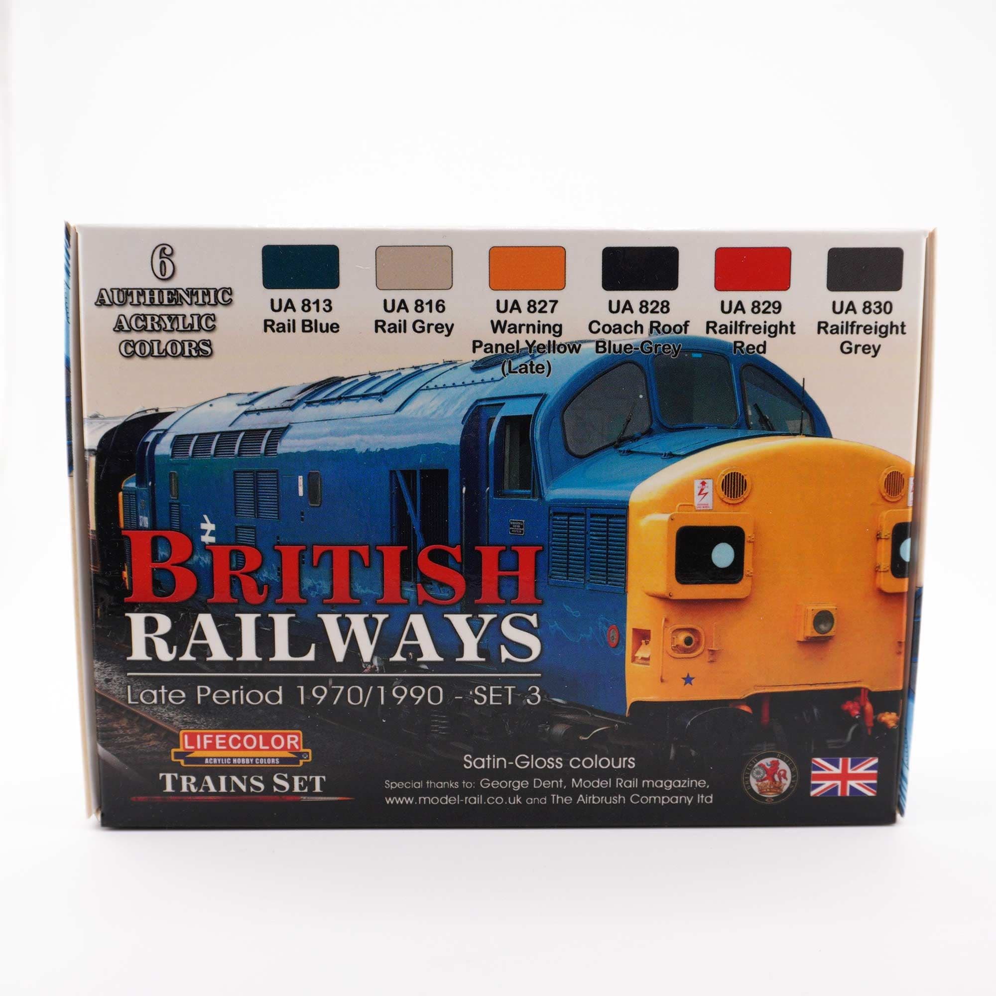 LifeColor British Railways - Late Period 1970/1990 Acrylic Paints (22ml ...