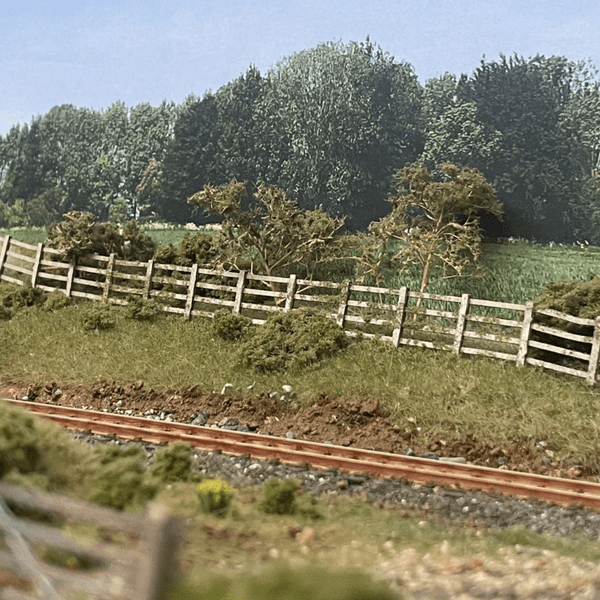 Post & Rail Lineside Fencing For TT:120 Scale Model Railways