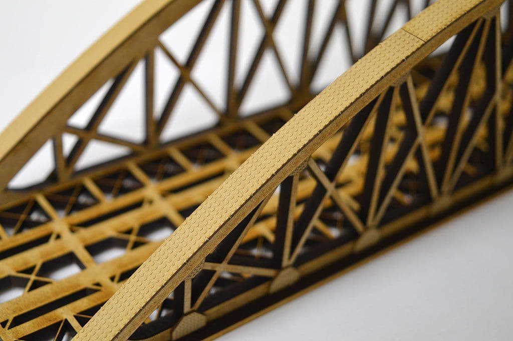 Bridge City Square BR010 Single Track Extra Long Girder Rail Bridge OO ...