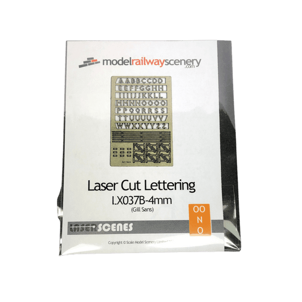 LX037-4mm Laser Cut Lettering 4mm