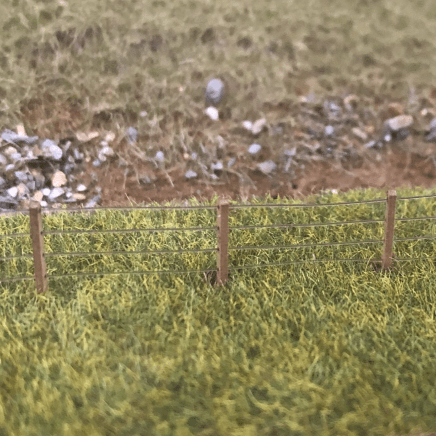 4ft Fence Post For TT:120 Scale Model Railway Scenery - Laser Cut ...