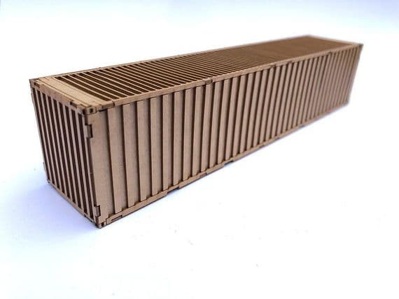 LX179-OO 40ft Shipping Container Kit Pack of 1 OO/4mm/1 76