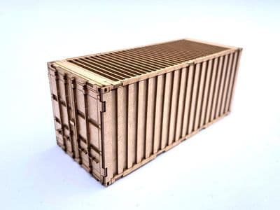 LX167-OO 20ft Shipping Container Kit Pack of 2 OO/4mm/1 76