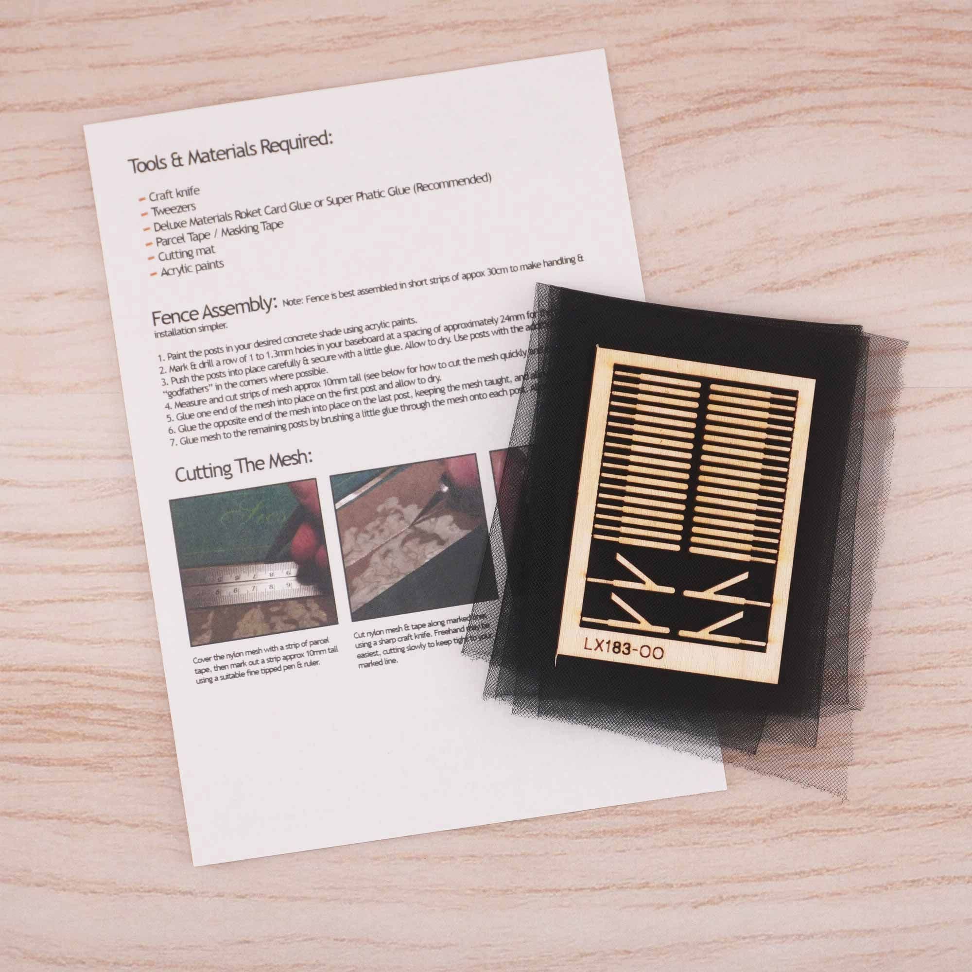 LX183-OO 3ft Chain Link Fencing OO/4mm/1 76