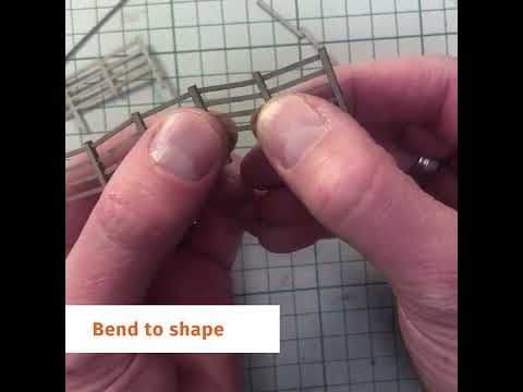 4ft Post & Rail Wooden Lineside Fencing For TT:120 Scale Model Railways